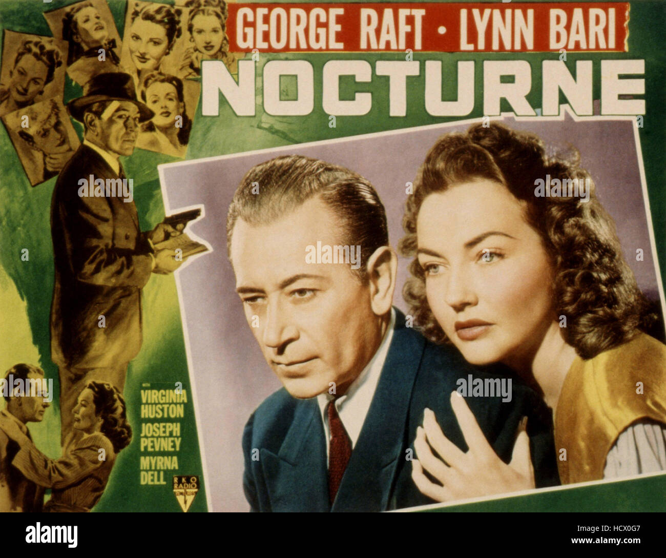 NOCTURNE, George Raft, Lynn Bari, 1946 Stock Photo - Alamy