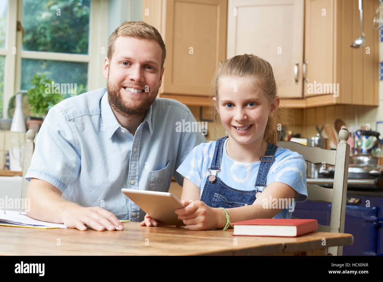 Girl male teacher hi-res stock photography and images - Alamy