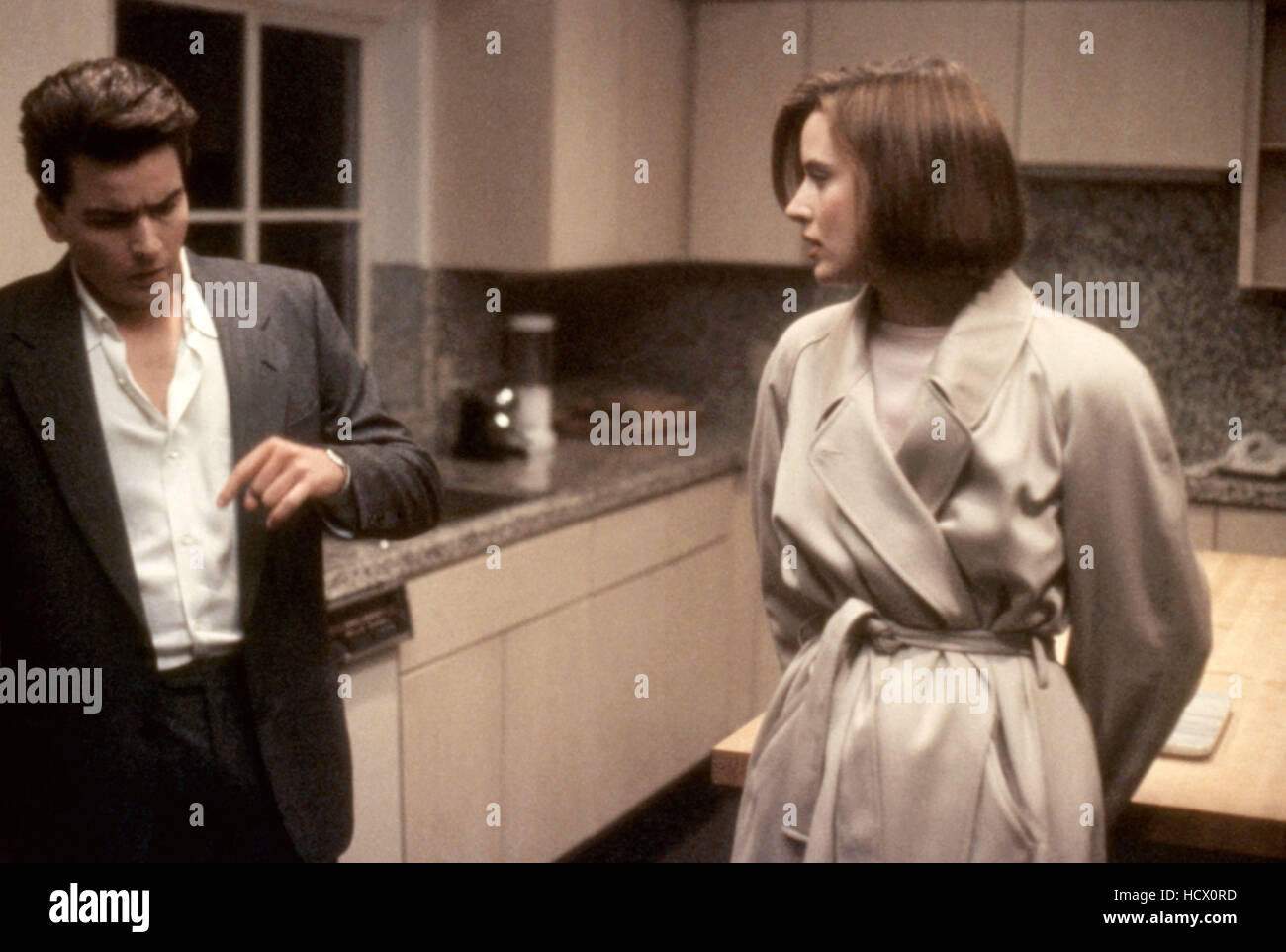 NO MAN'S LAND, Charlie Sheen, Lara Harris, 1987, (c)Orion Pictures ...