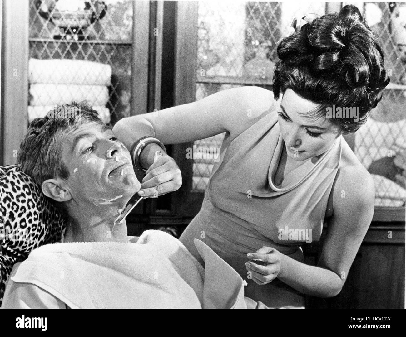 OUR MAN FLINT, James Coburn, Shelby Grant, 1965. TM and Copyright ...