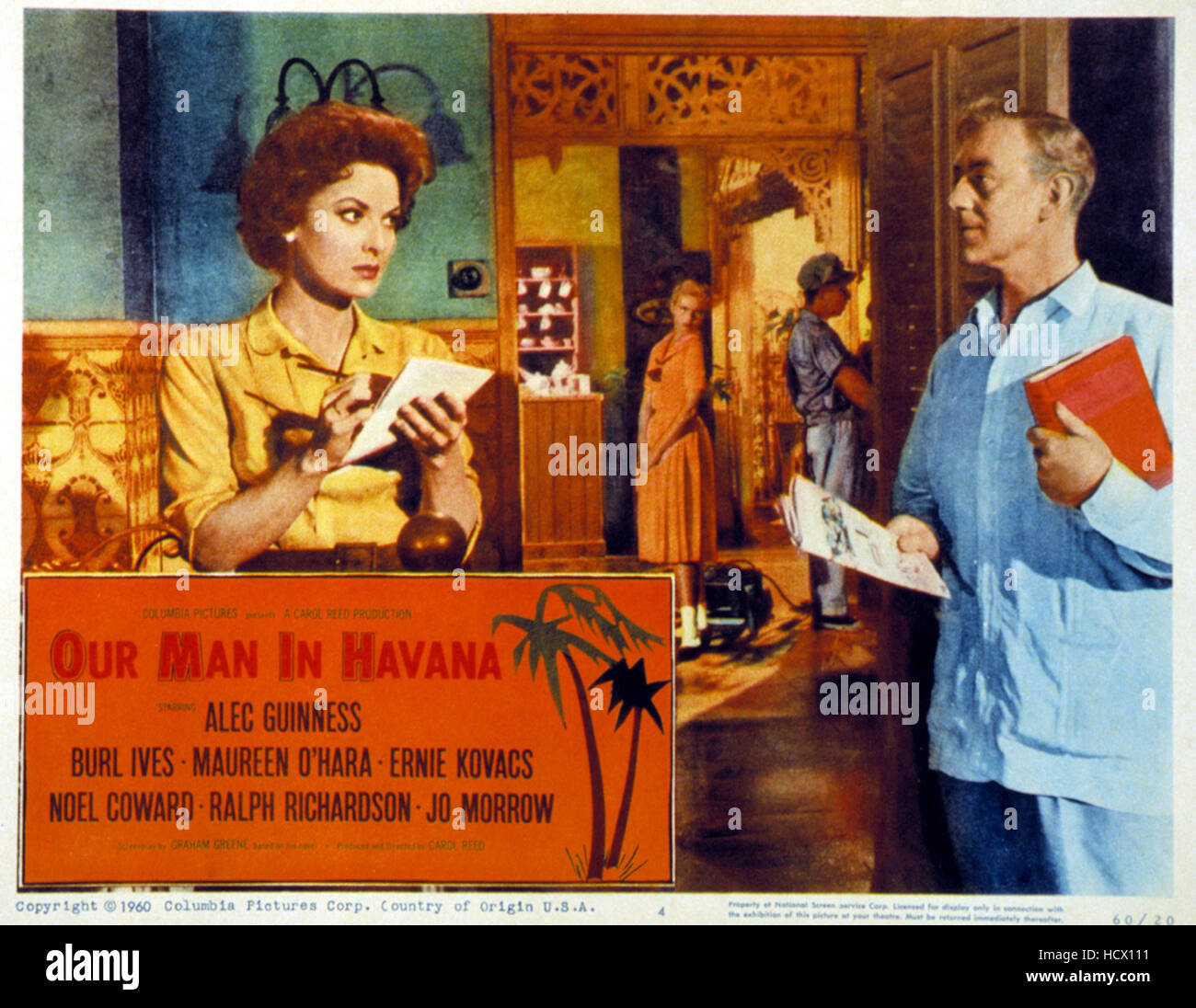 OUR MAN IN HAVANA, Maureen O'Hara, Alec Guinness, 1959 Stock Photo - Alamy