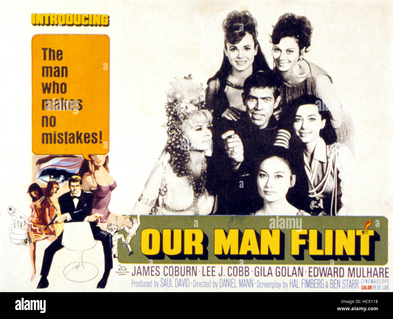 OUR MAN FLINT, James Coburn, Gila Golan, 1966. TM and Copyright © 20th ...
