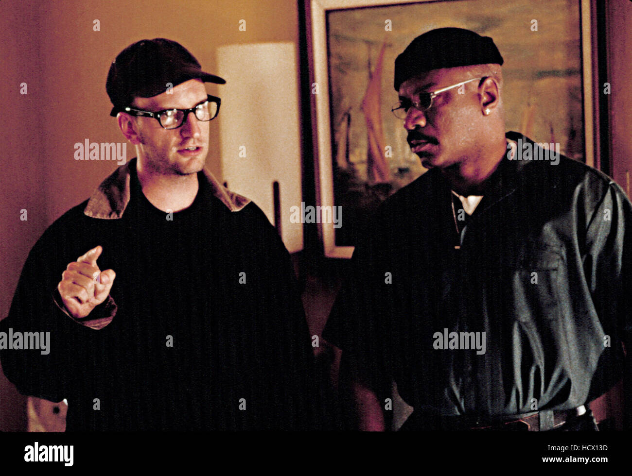 OUT OF SIGHT, Director, Steven Soderbergh, directing Ving Rhames, in a ...