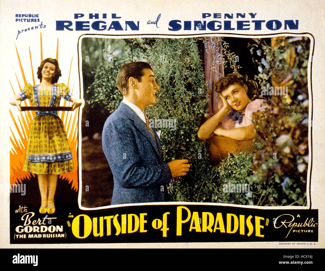 OUTSIDE OF PARADISE, far left border: Penny Singleton (aka Dorothy ...