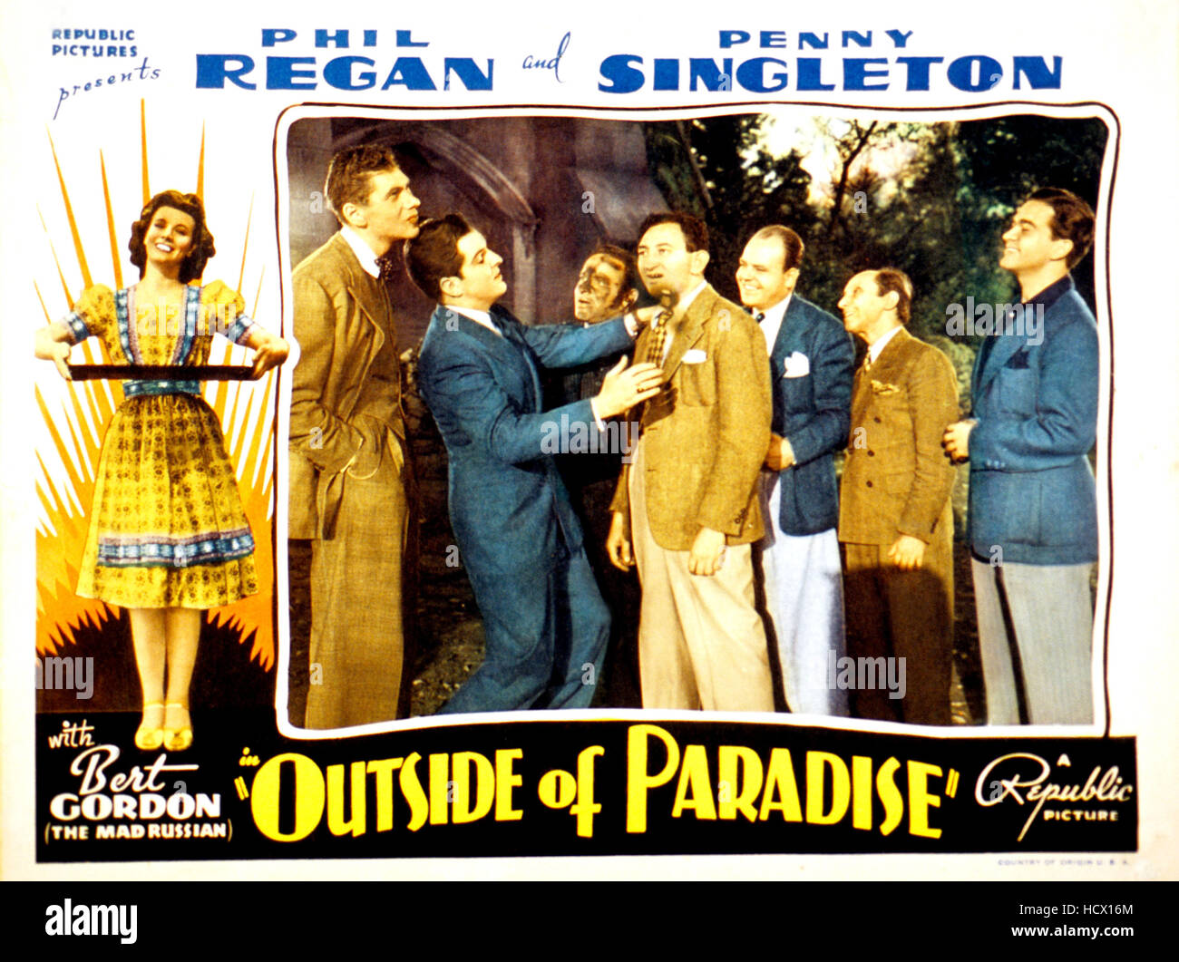 OUTSIDE OF PARADISE, far left border: Penny Singleton (aka Dorothy ...