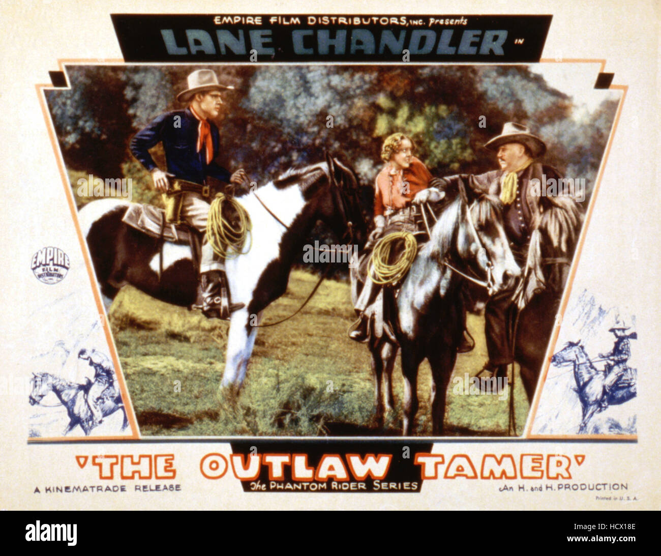 OUTLAW TAMER, Lane Chandler, Blanche Mehaffey, 1935 Stock Photo - Alamy