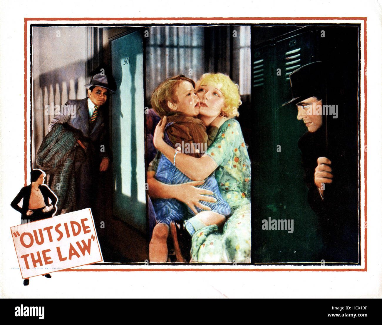 OUTSIDE THE LAW, from left, Edward G. Robinson, Delmar Watson, Mary ...