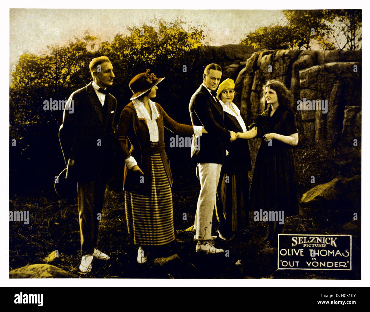 OUT YONDER, US lobbycard, from left: Cyril Chadwick, Louise Prussing ...