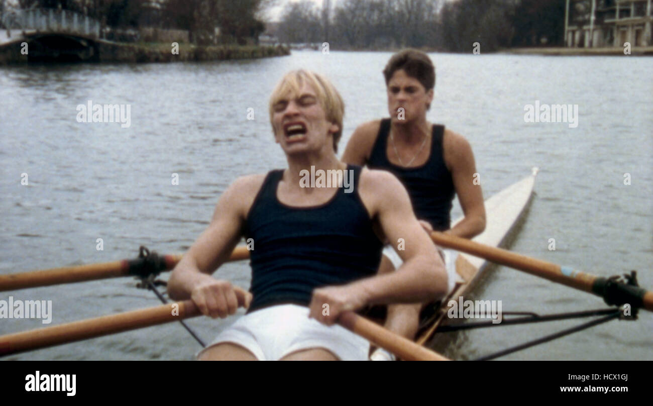 OXFORD BLUES, Julian Sands, Rob Lowe, 1984, (c)MGM/courtesy Everett ...