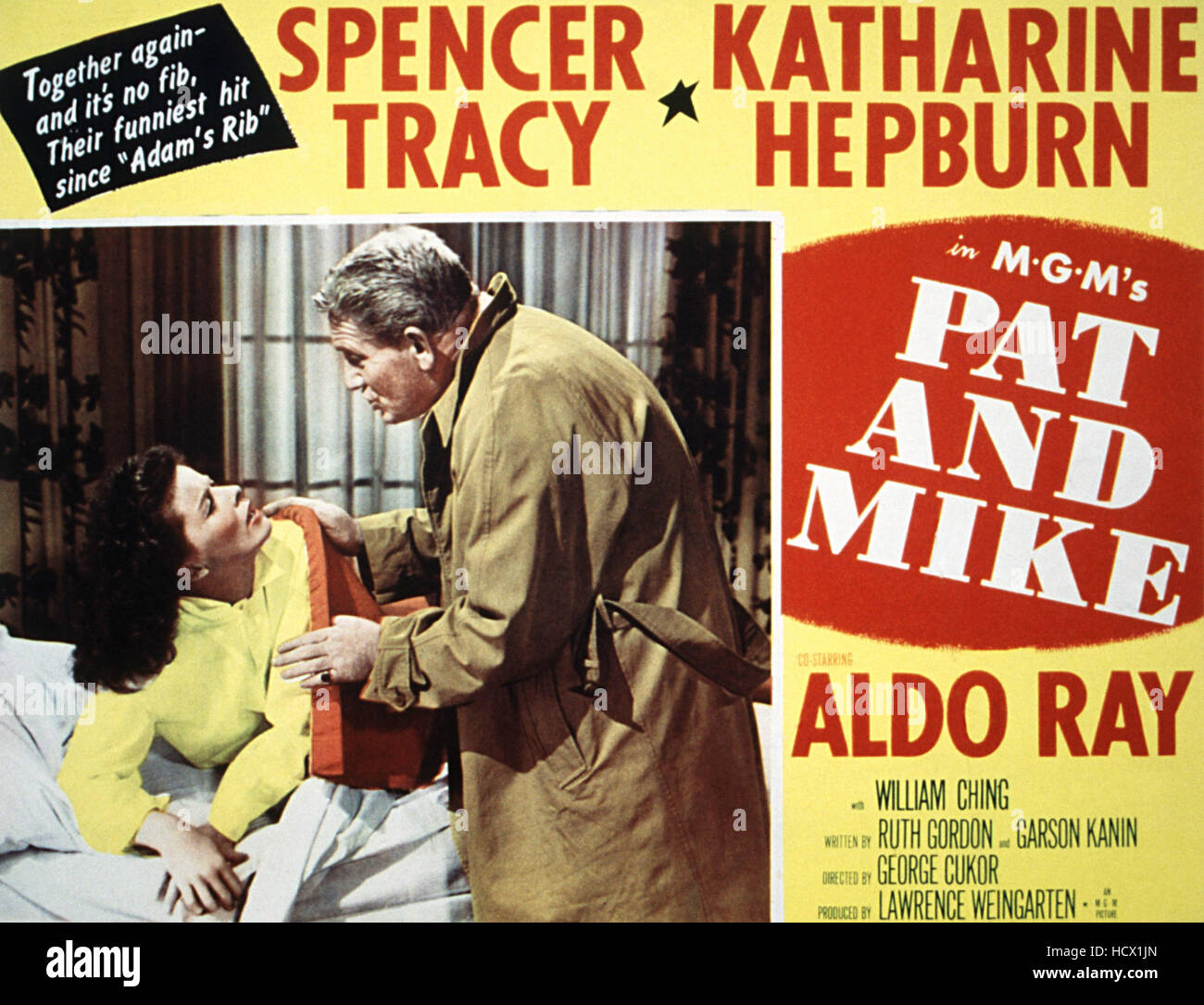 PAT AND MIKE, from left: Katharine Hepburn, Spencer Tracy, 1952 Stock ...