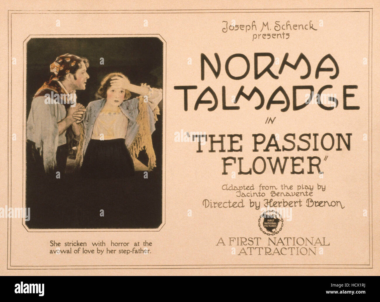 PASSION FLOWER, US poster, from left: Courtenay Foote, Norma Talmadge ...