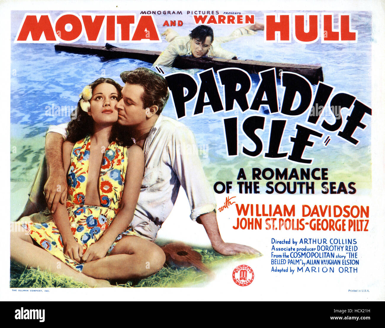 PARADISE ISLE, from left, Movita, Warren Hull, 1937 Stock Photo - Alamy