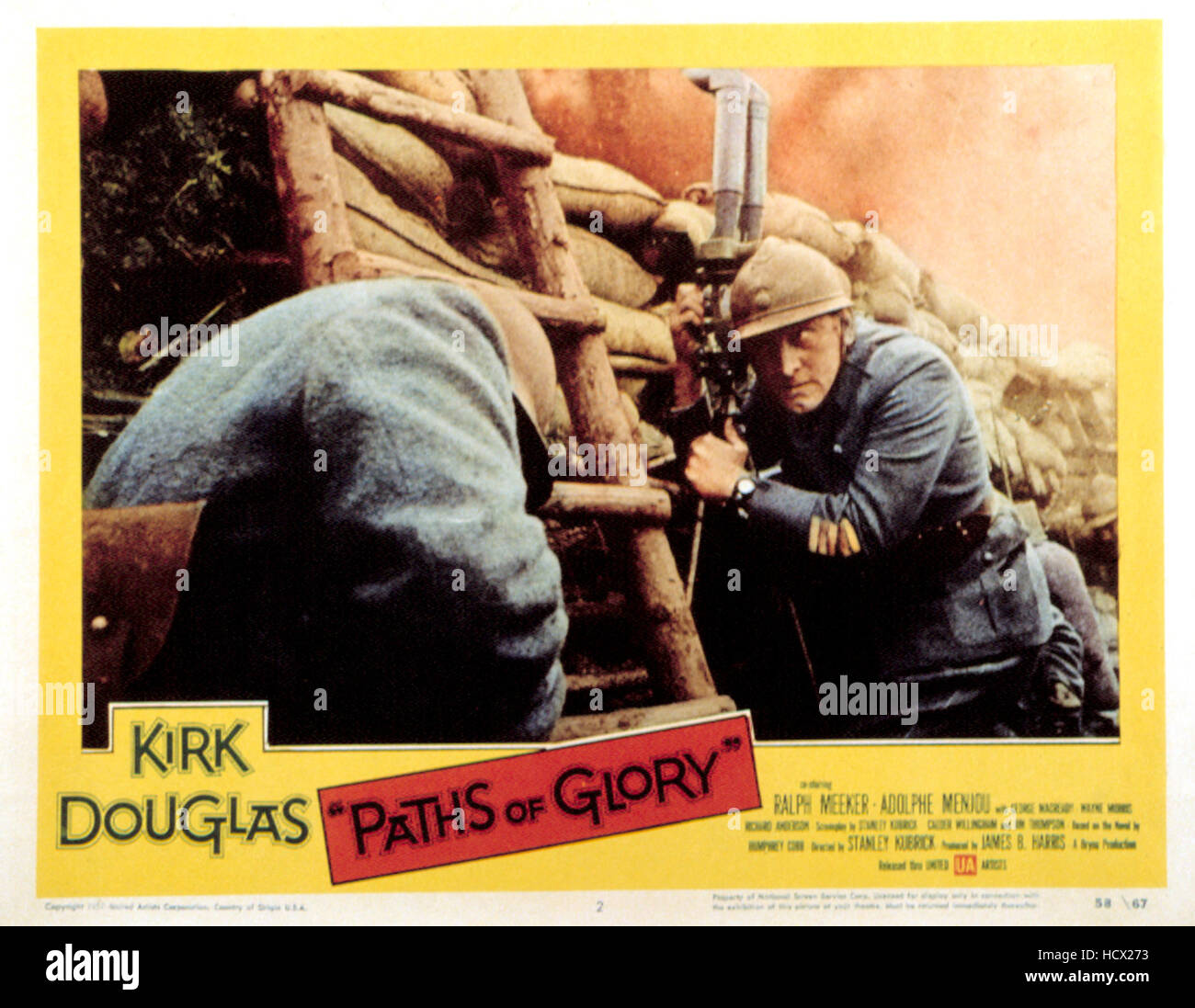 PATHS OF GLORY, Kirk Douglas, 1957 Stock Photo - Alamy