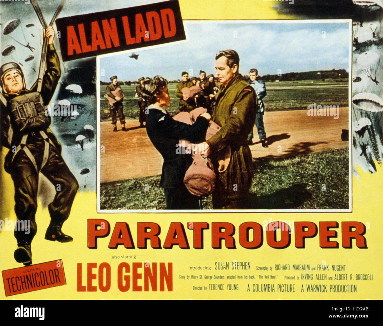 PARATROOPER, (aka THE RED BERET), Susan Stephen, Alan Ladd, 1953 Stock Photo - Alamy