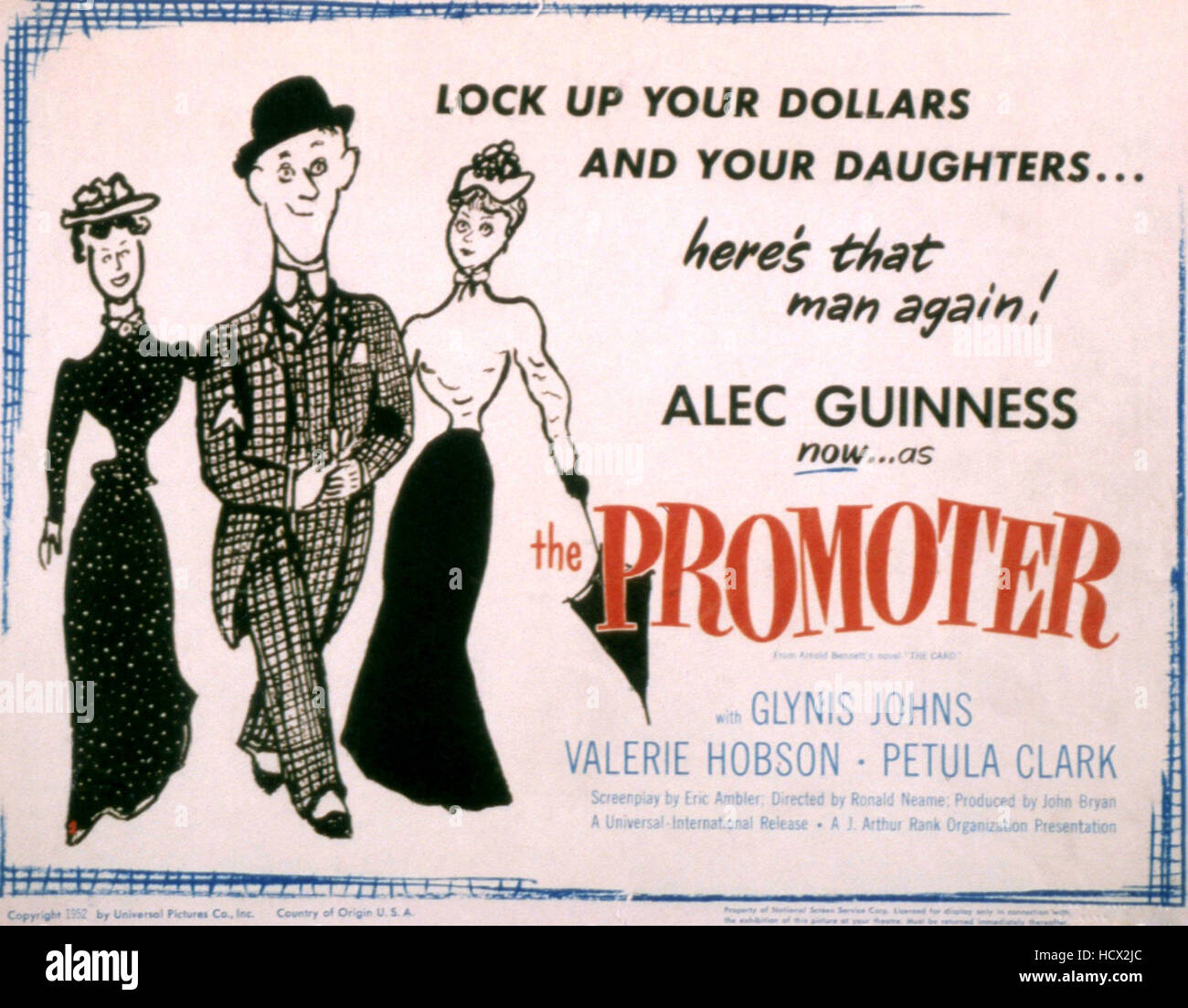 THE CARD, (aka THE PROMOTER), Alec Guinness, 1952 Stock Photo - Alamy