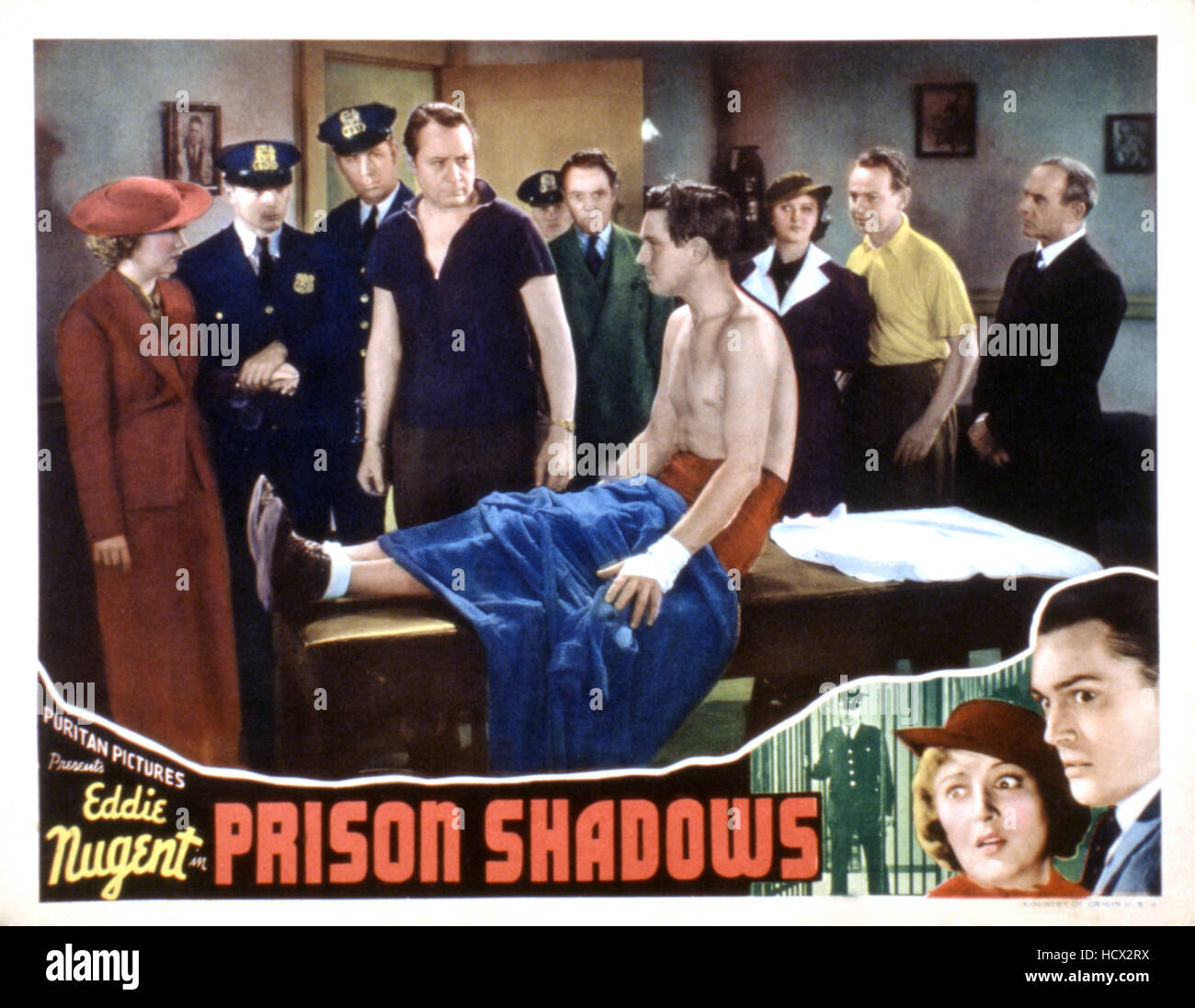 PRISON SHADOWS, Lucille Lund, Eddie Nugent, Joan Barclay, Syd Saylor ...