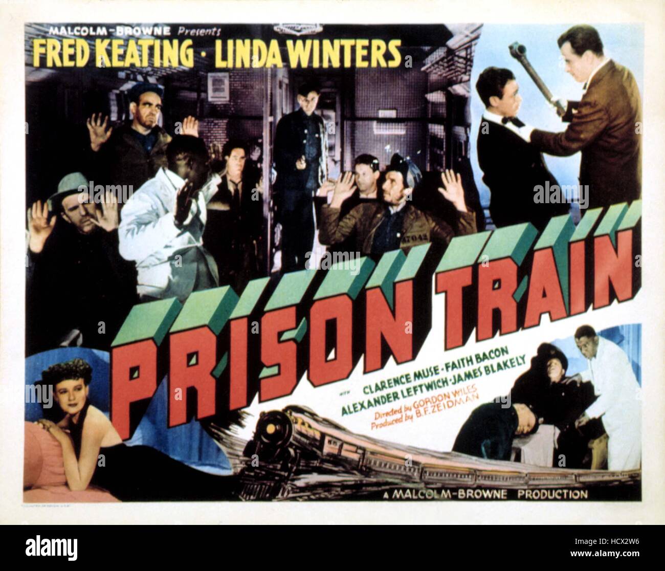 PRISON TRAIN, Faith Bacon, Fred Keating, Alexander Leftwich, Clarence ...