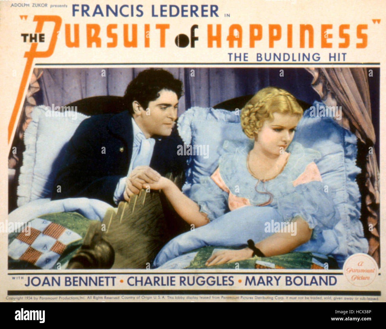 THE PURSUIT OF HAPPINESS, Francis Lederer, Joan Bennett, 1934 Stock Photo - Alamy