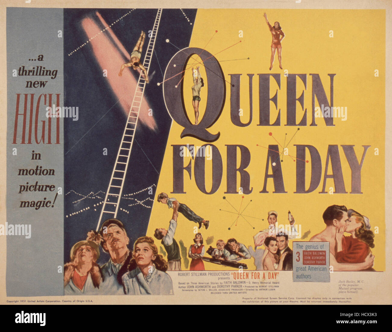 QUEEN FOR A DAY, US poster, 1951 Stock Photo - Alamy