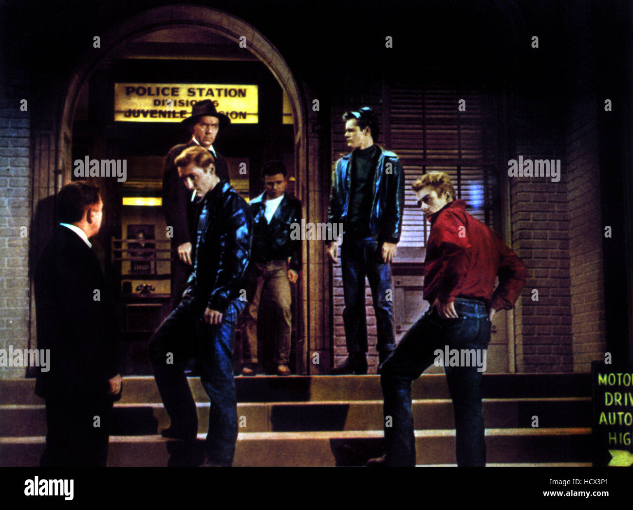 REBEL WITHOUT A CAUSE, Dennis Hopper, Frank Mazzola, Jack Grinnage ...