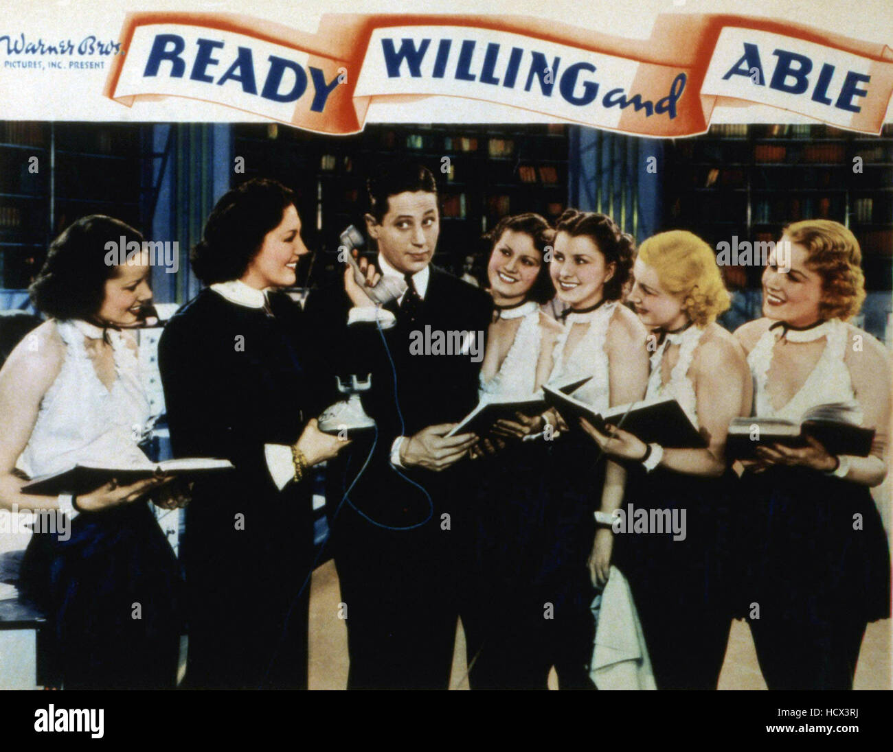 READY, WILLING AND ABLE, Wini Shaw, (in black), Ross Alexander, 1937 ...