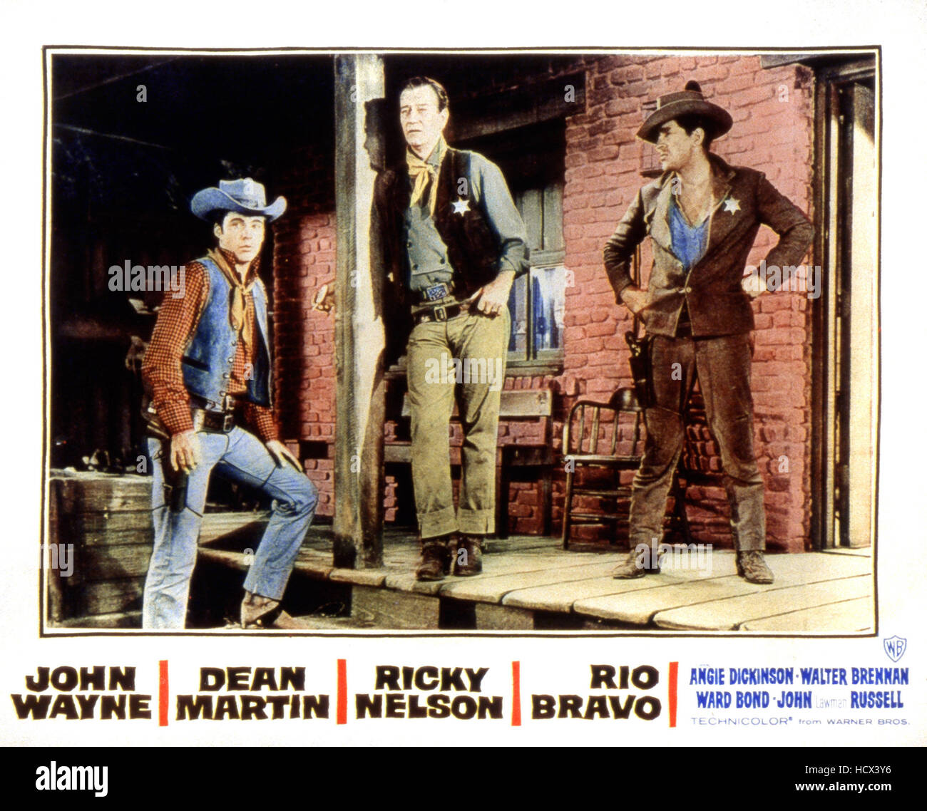 RIO BRAVO, from left: Ricky Nelson, John Wayne, Dean Martin, 1959 Stock ...