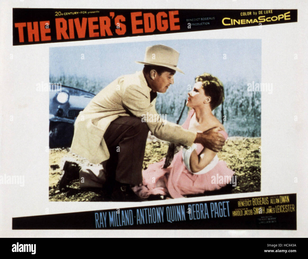 THE RIVER'S EDGE, Ray Milland, Debra Paget, 1957, TM and copyright ...