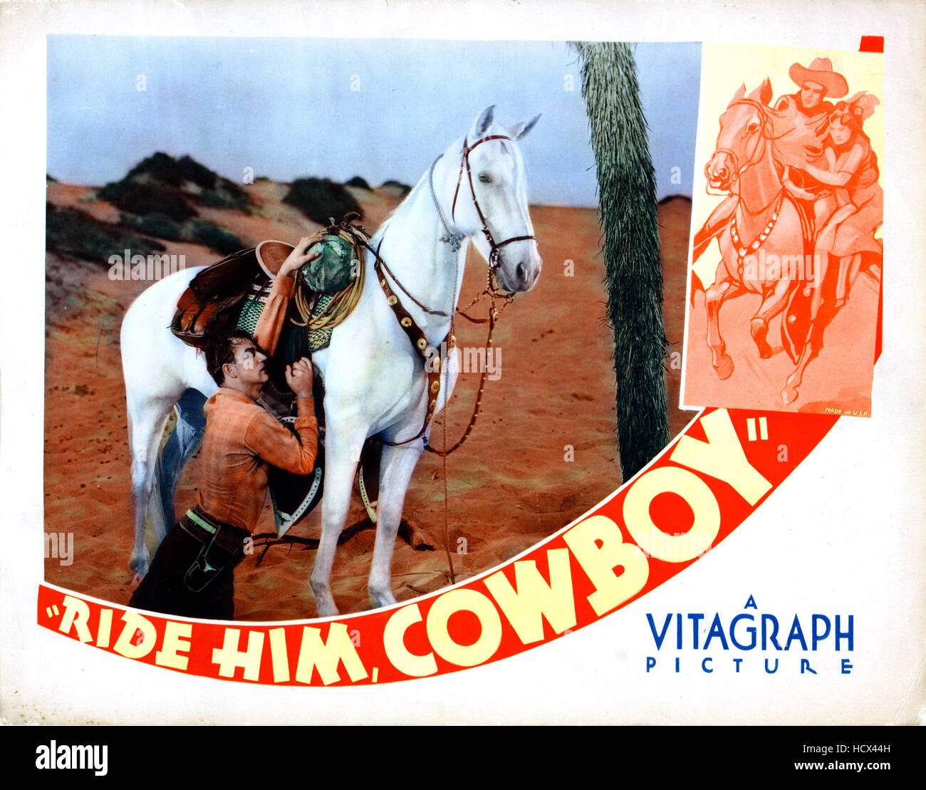 RIDE HIM, COWBOY, John Wayne, Duke the Horse, 1932 Stock Photo - Alamy