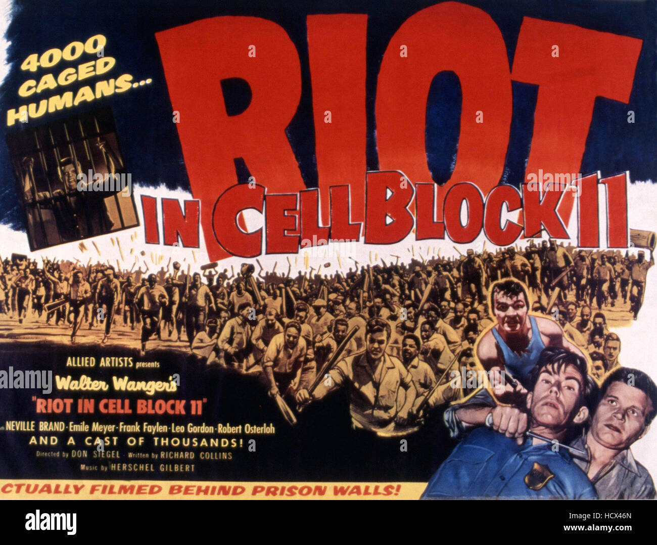 RIOT IN CELL BLOCK 11, 1954 Stock Photo - Alamy