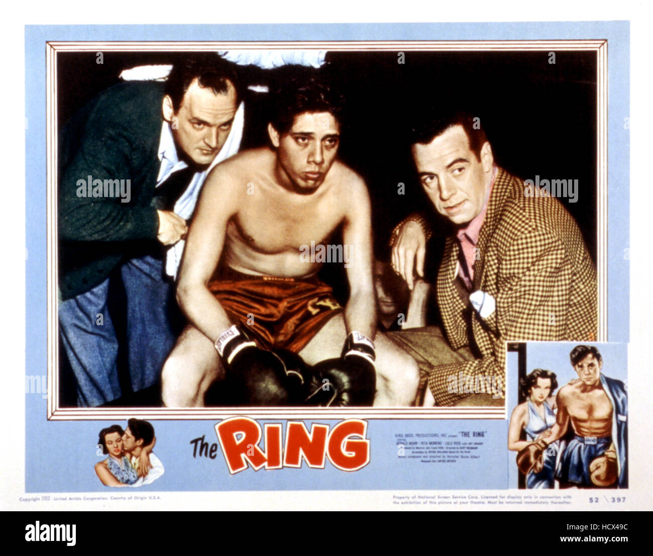 THE RING, Robert Osterloh, Lalo Rios, Gerald Mohr, 1952 Stock Photo - Alamy