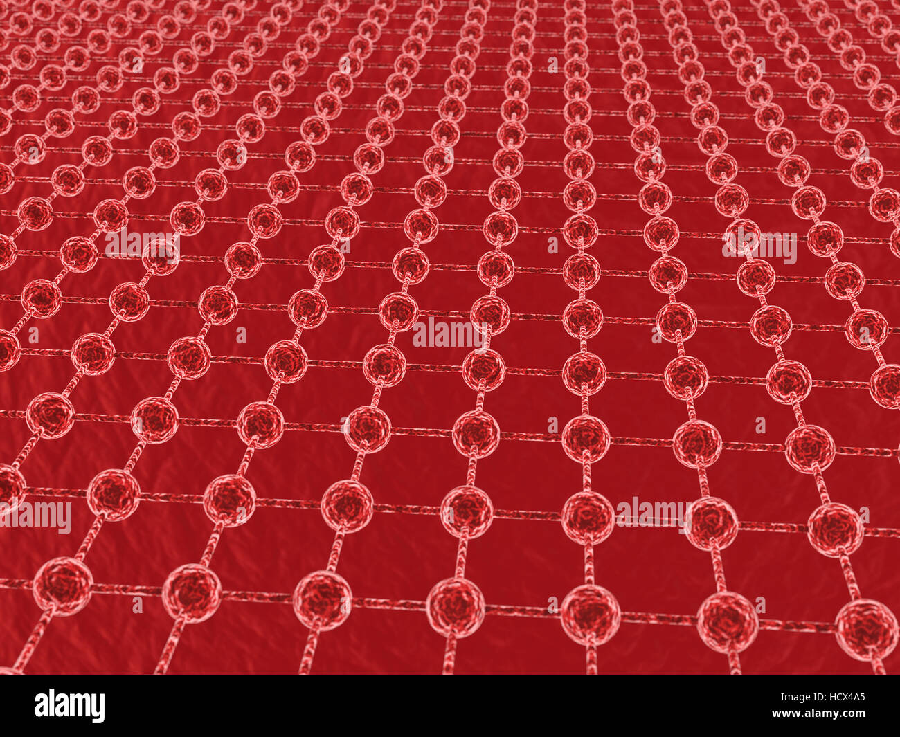 3d red biological cells grid Stock Photo - Alamy