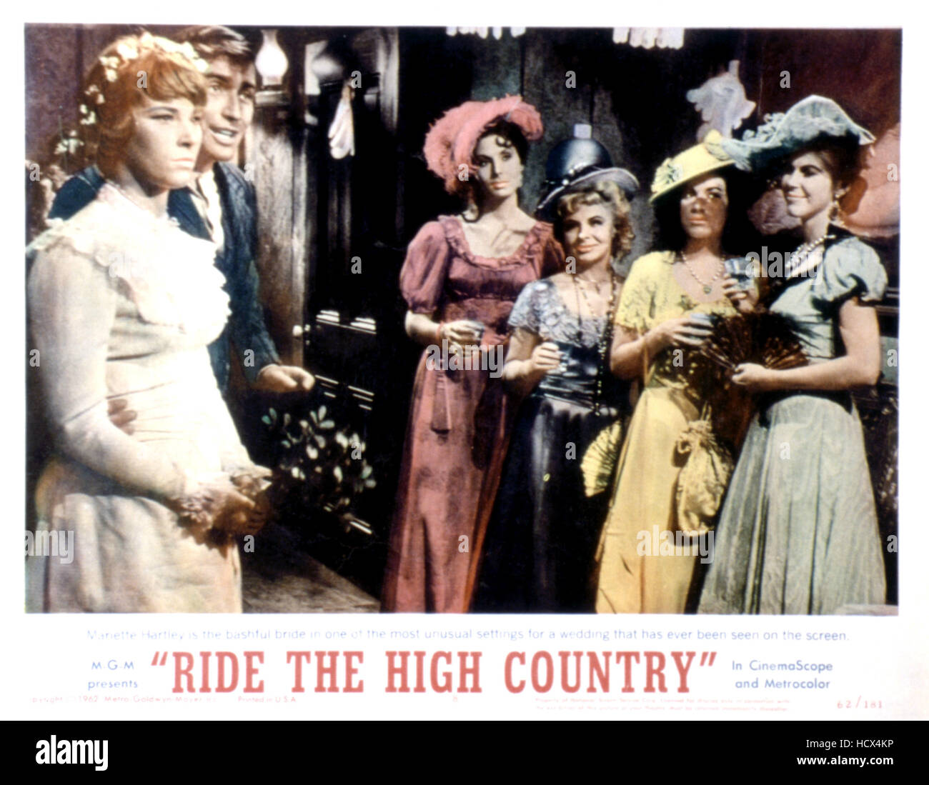 RIDE THE HIGH COUNTRY, Mariette Hartley, James Drury, 1962 Stock Photo - Alamy