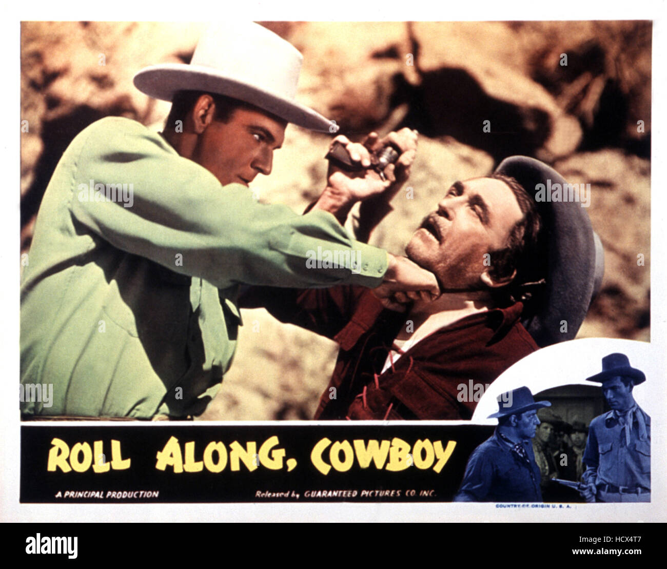 ROLL ALONG COWBOY, from left: Smith Ballew, Bud Osborne, 1937, TM and ...