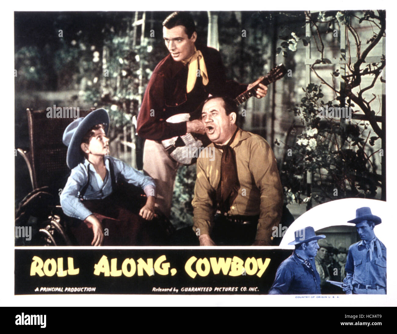 ROLL ALONG COWBOY, from left: Wally Albright, Smith Ballew, Stanley ...