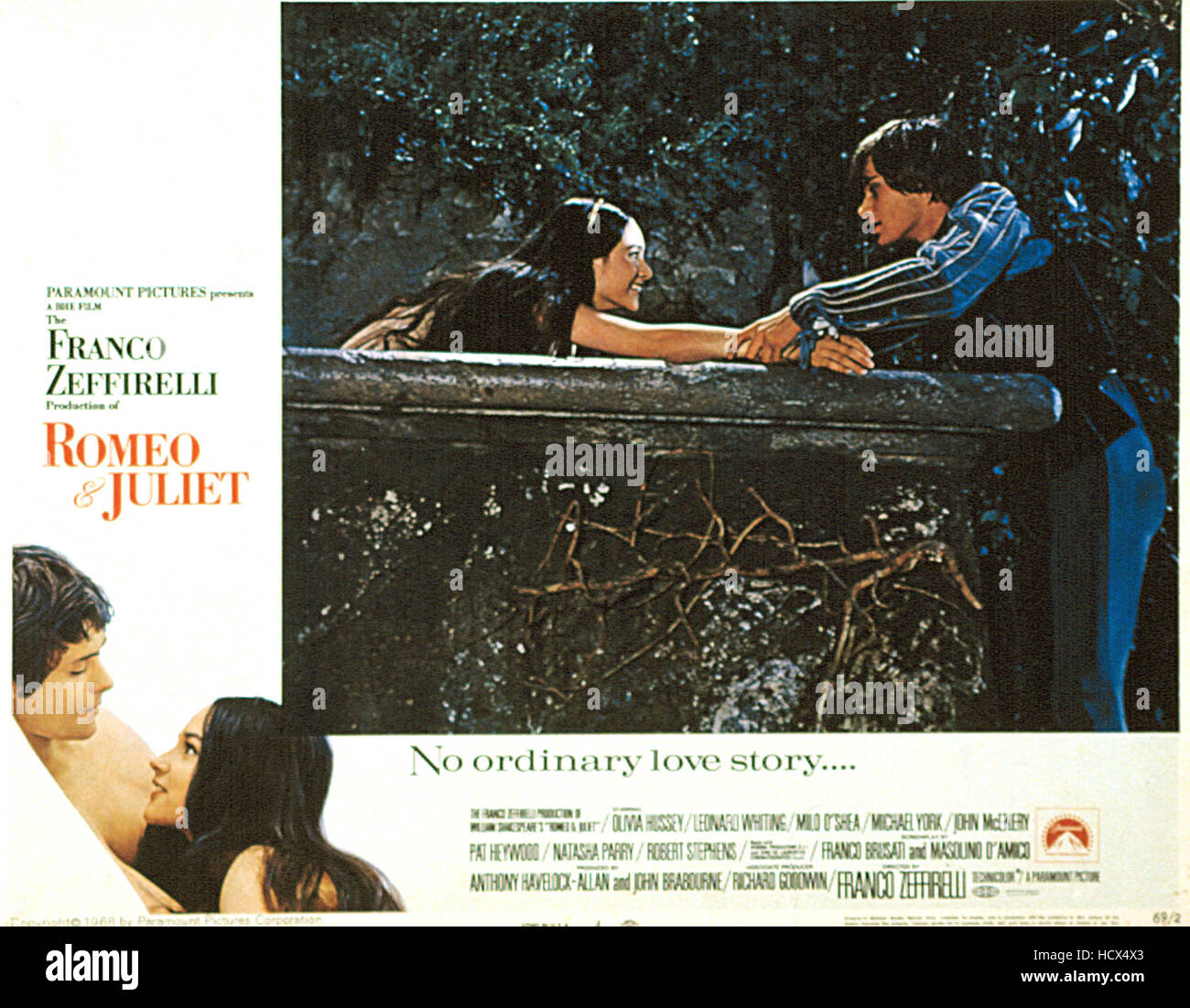 ROMEO AND JULIET, Olivia Hussey, Leonard Whiting, 1968 Stock Photo - Alamy