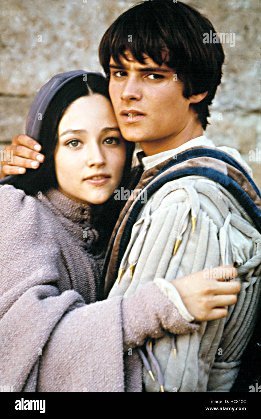 ROMEO AND JULIET, Olivia Hussey, Leonard Whiting, 1968 Stock Photo - Alamy