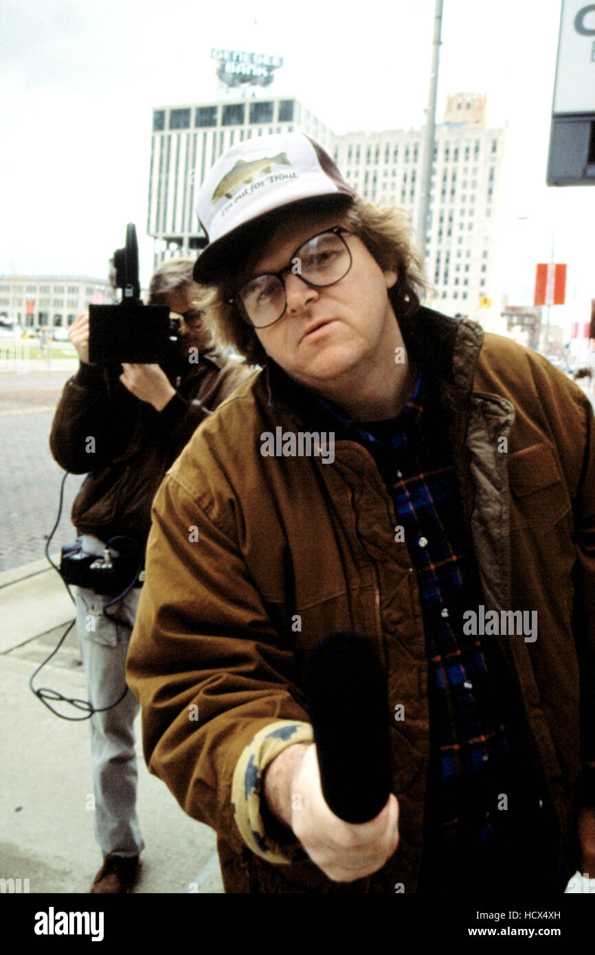 ROGER AND ME, Michael Moore, 1989, © Warner Bros. / Courtesy: Everett ...