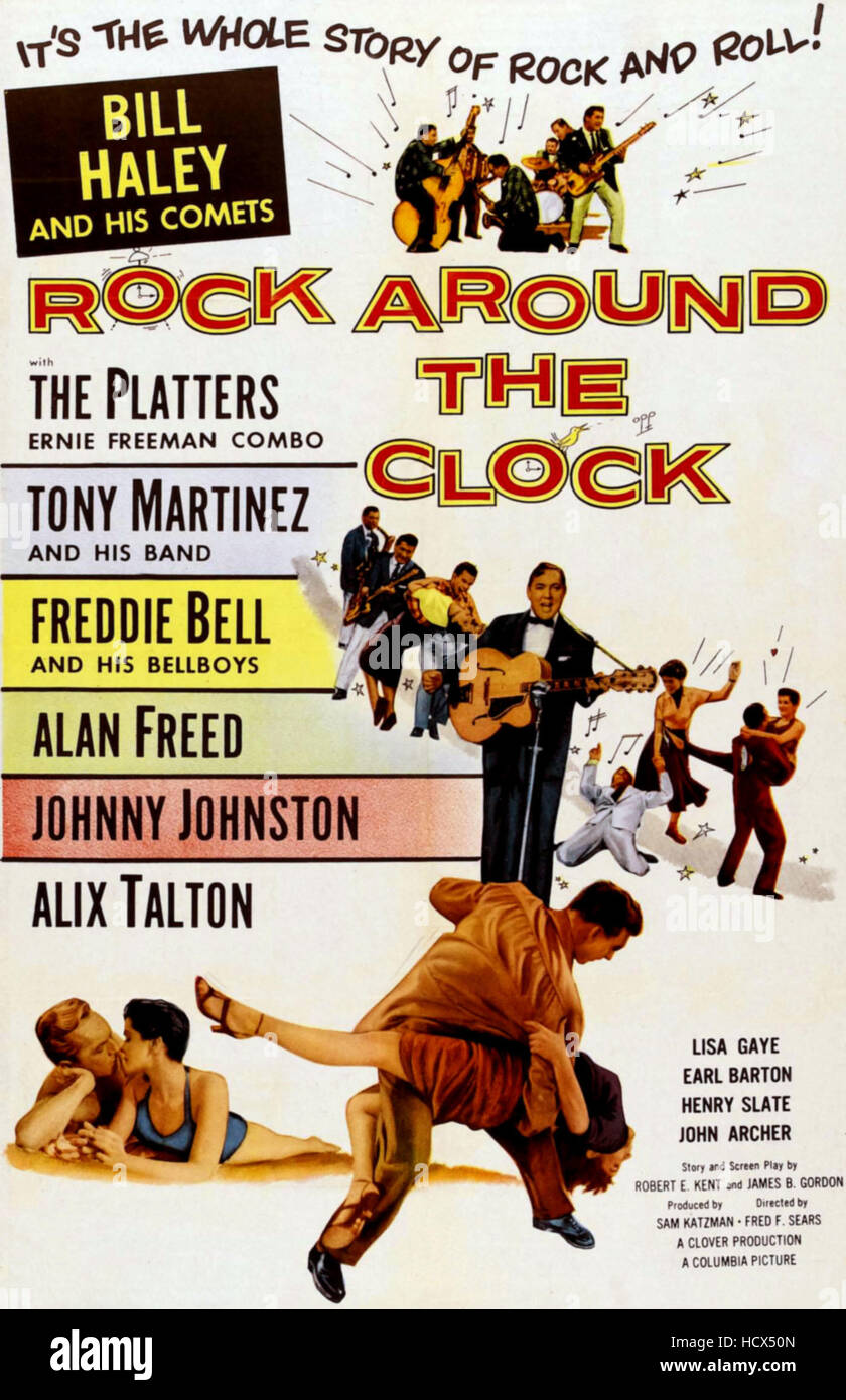 ROCK AROUND THE CLOCK, 1956 Stock Photo - Alamy