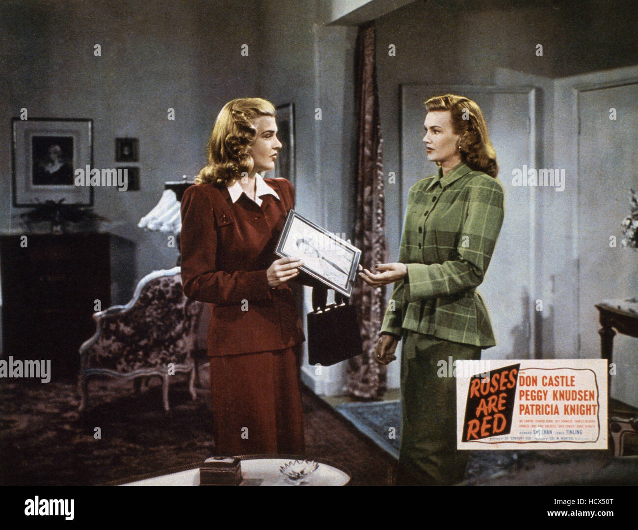 ROSES ARE RED, Peggy Knudsen, Patricia Knight, 1947 Stock Photo - Alamy