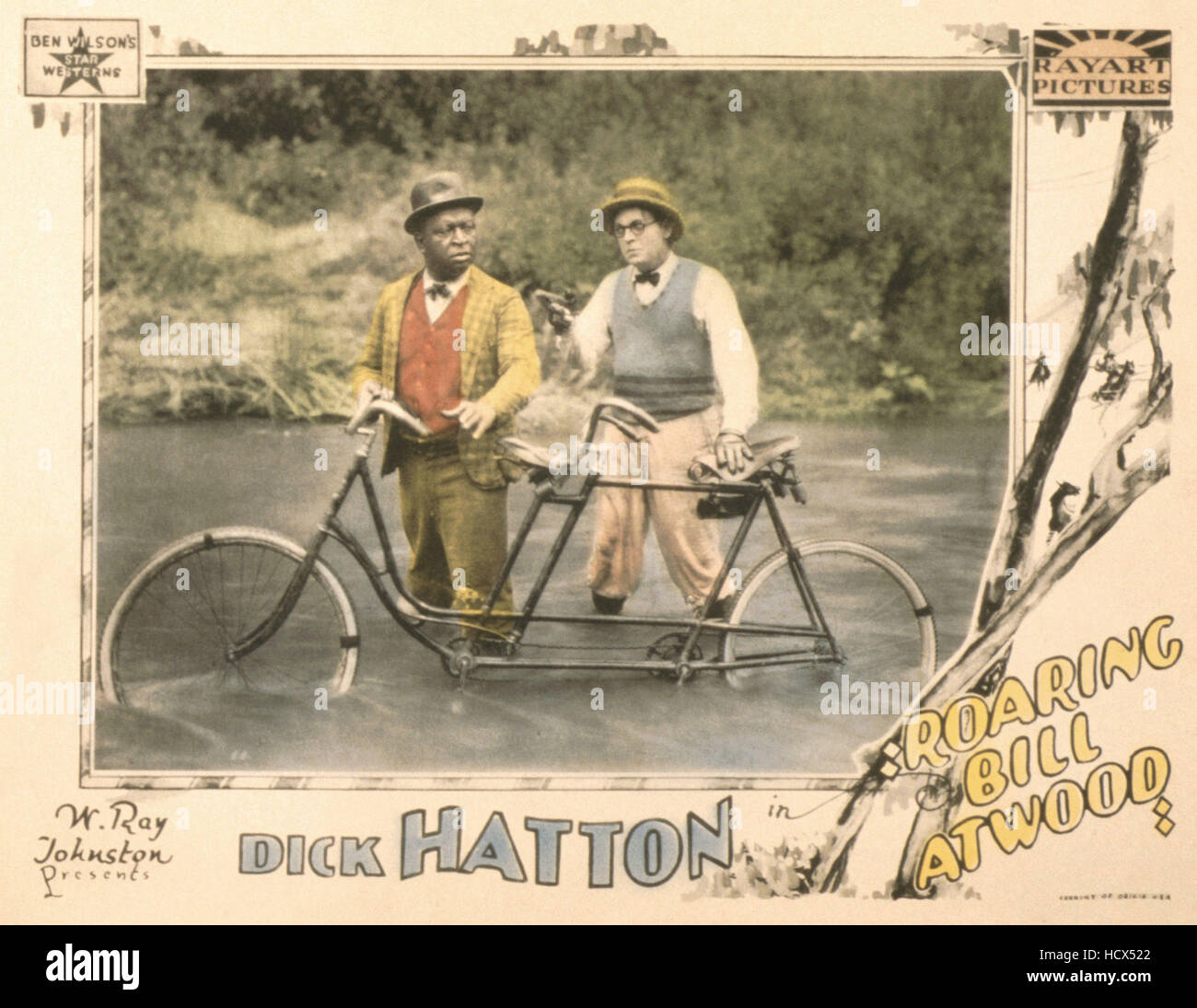 ROARING BILL ATWOOD, US lobbycard, Dick Hatton (right), 1926 Stock ...