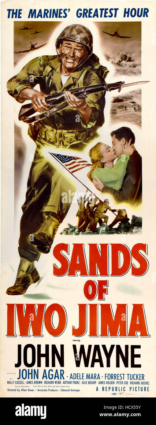 SANDS OF IWO JIMA, John Wayne, 1949 Stock Photo - Alamy