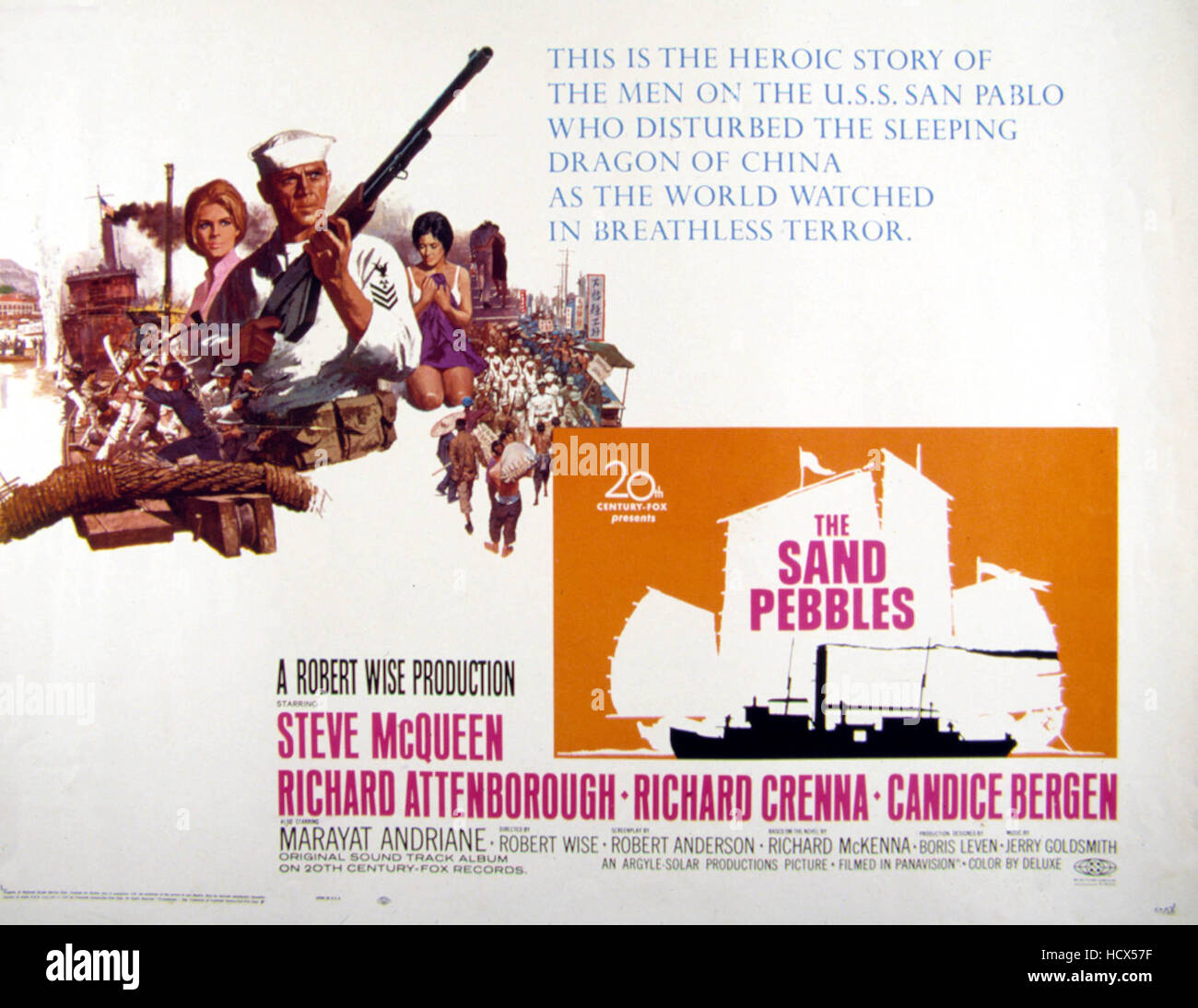 Sand Pebbles Candice Bergen Steve Mcqueen 1966 Tm Copyright C