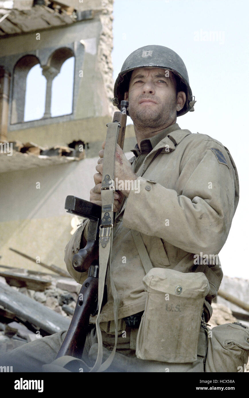 SAVING PRIVATE RYAN, Tom Hanks, 1998 Stock Photo - Alamy