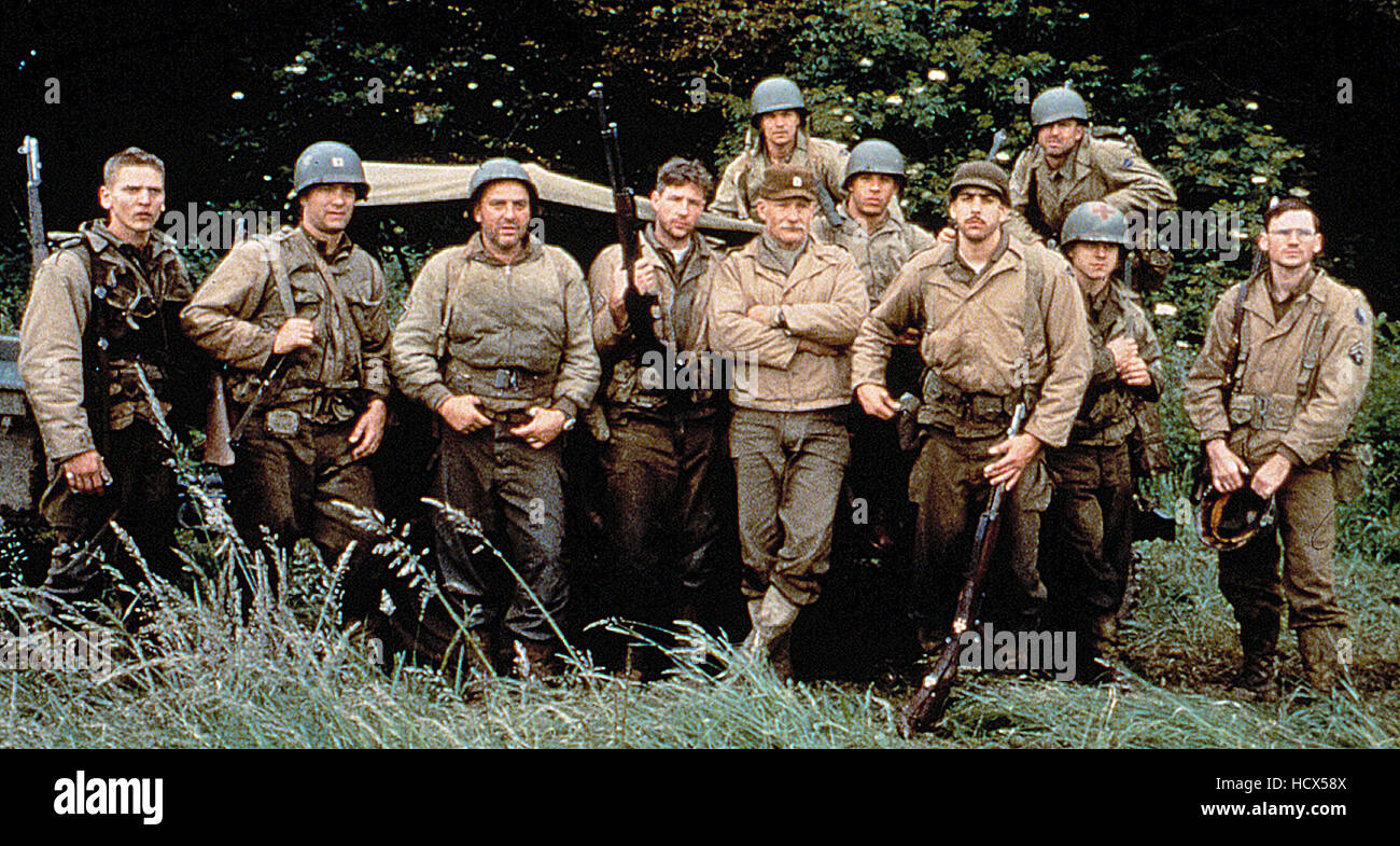 SAVING PRIVATE RYAN, Pepper, Hanks, Sizemore, Burns, Dye, Diesel ...
