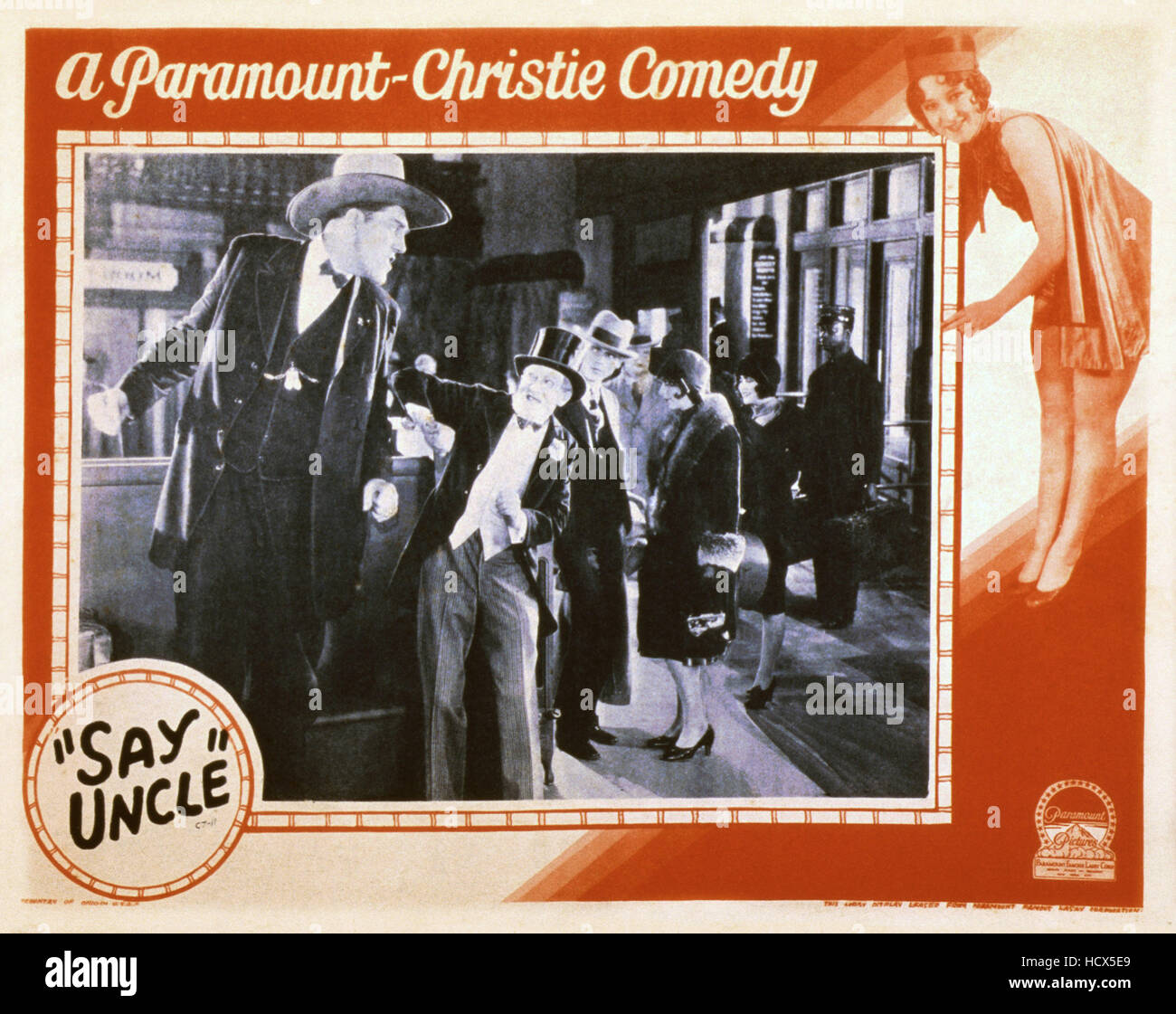 SAY UNCLE, US lobbycard, Jack Duffy (center), 1928 Stock Photo - Alamy