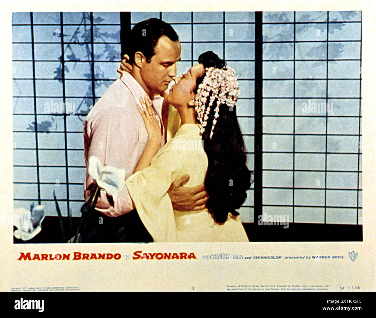 SAYONARA, Marlon Brando, Miiko Taka, 1957 Stock Photo - Alamy