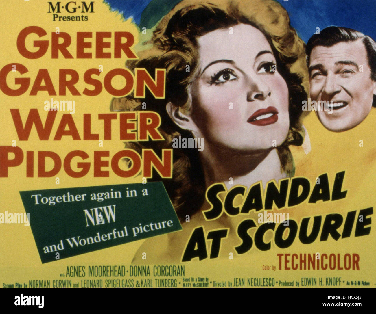 SCANDAL AT SCOURIE, Greer Garson, Walter Pidgeon, 1953 Stock Photo - Alamy