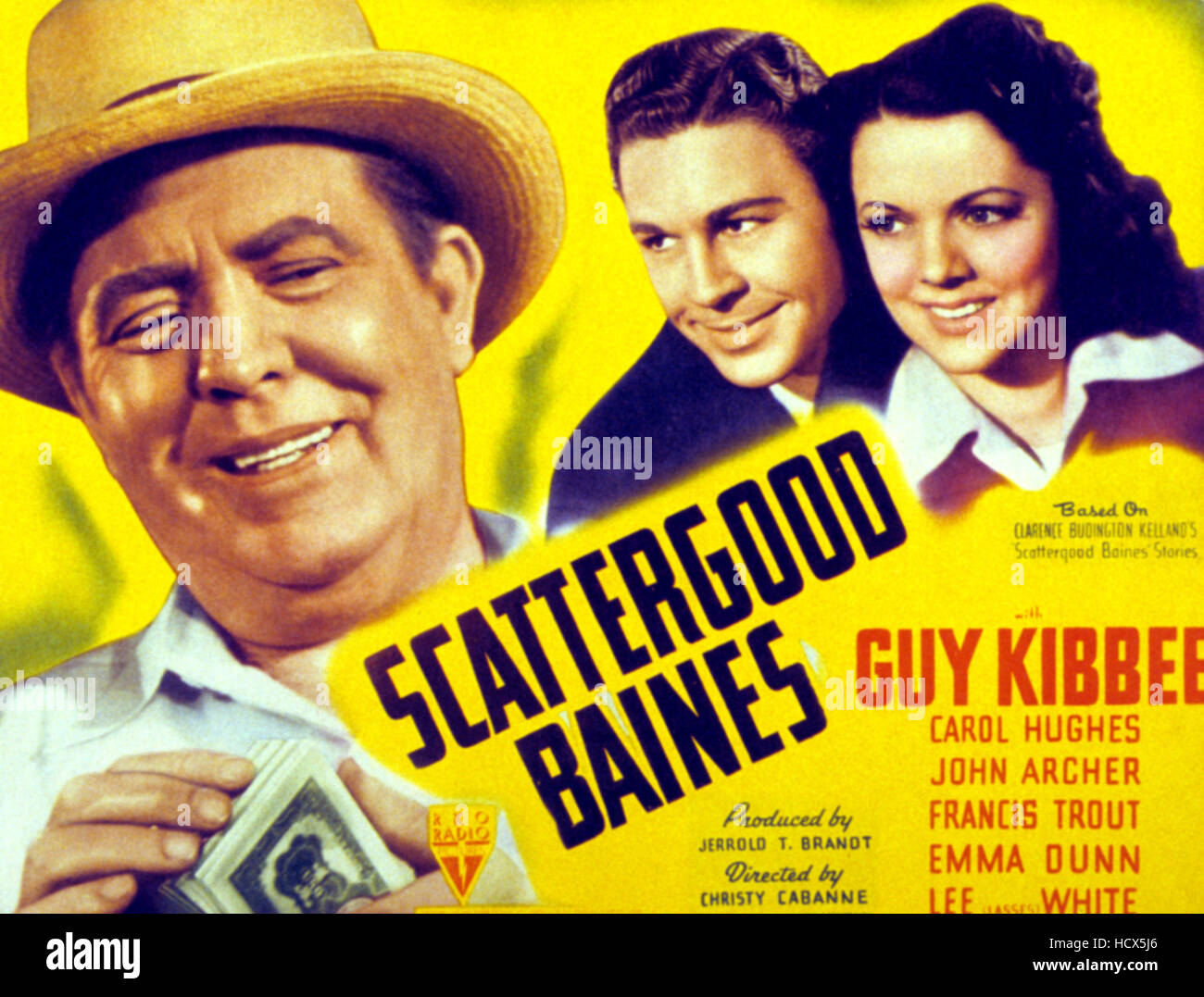 SCATTERGOOD BAINES, from left, Guy Kibbee, John Archer, Carol Hughes ...