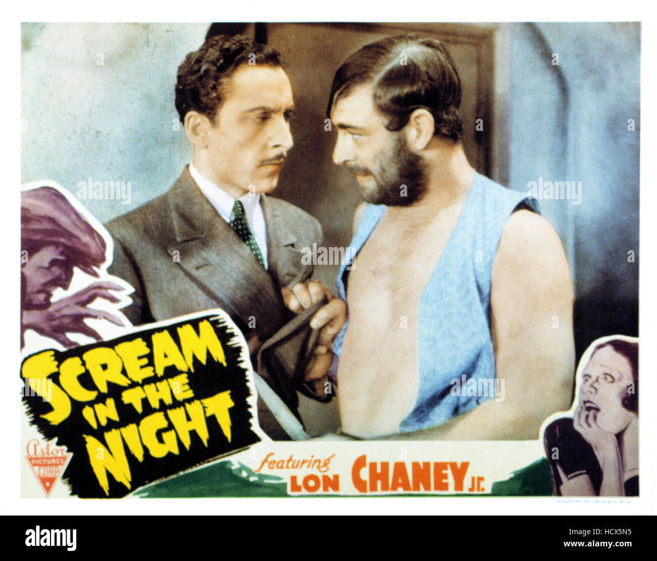A SCREAM IN THE NIGHT, Manuel Lopez, Lon Chaney, Jr., 1935 Stock Photo ...