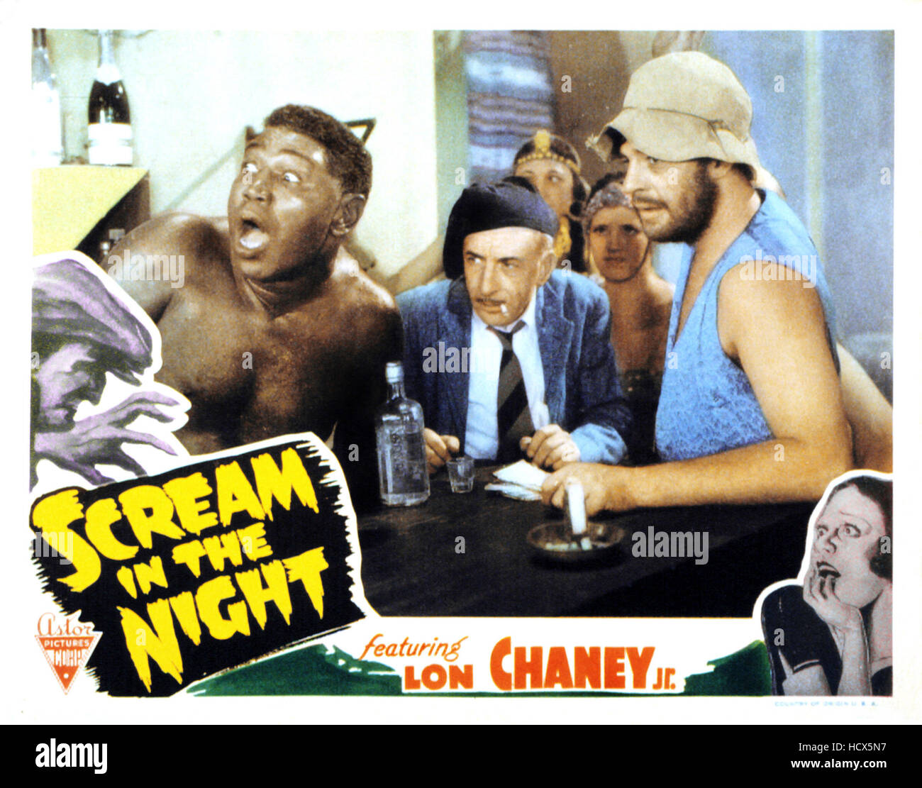 A SCREAM IN THE NIGHT, John Lester Johnson, Sheila Terry, Lon Chaney ...